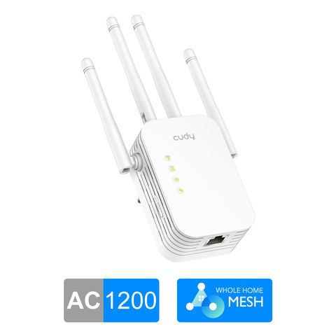 Cudy AC1200 Dual Band WiFi Extender Wireless Booster, WiFi Range ...