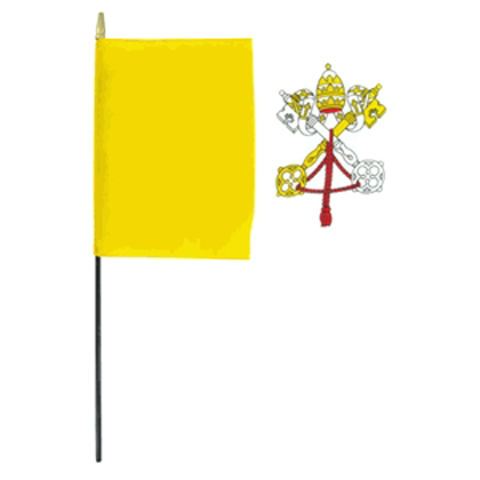 China Vatican Stick Flag, Customized Designs and Sizes Available on ...