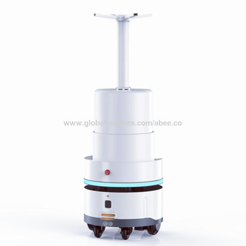 Automatic recharging disinfection robot intelligent atomizing robot in indoor hosipital ...