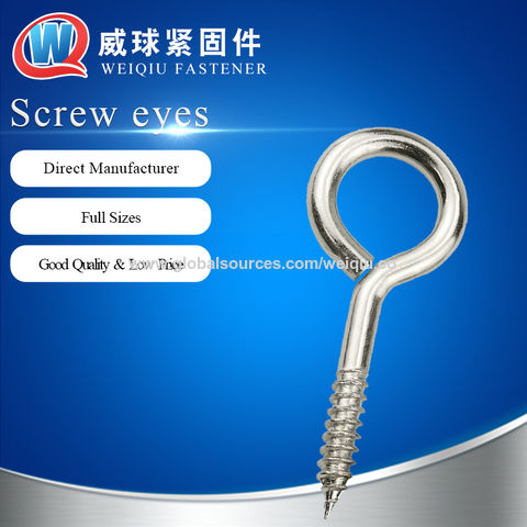 US Type G-275 Standard Hot Dip Galvanized Screw Weld Eye Bolt / Lifting ...
