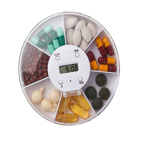 Digital pill box timer 7days pill box with alarm, 7day pillbox one week ...
