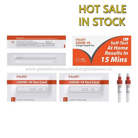 Antigen Rapid FDA EUA Authorized OTC at-Home Self Test kit Results in ...
