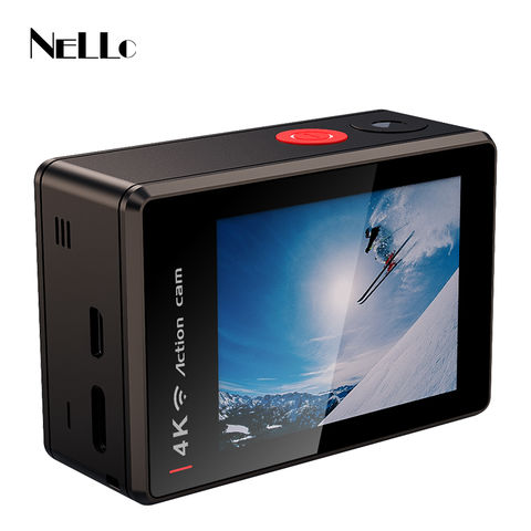 Dual Screen Dual Microphone Wifi EIS 30M Waterproof Flash Light Sport ...