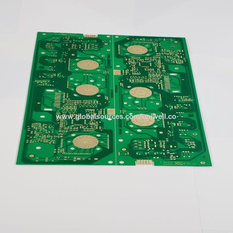 FR4 Double-sided PCB with UL, RoHs and REACH compliant for export, PCB for Assembly Automotive ...