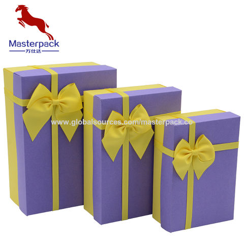 Buy Wholesale China Colorful Paper Box For Gift Ribbon Bow For Gift ...