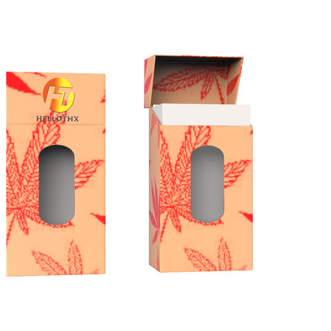 Customized flatted Cigarette paper box packaging Cigarette cardboard ...