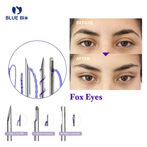 Korea collagen absorbable barb cog needle eye tensioners nose mono ...