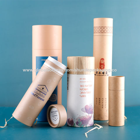 Buy Wholesale China Custom Printed Round Cardboard Gift Paper Tube Box ...
