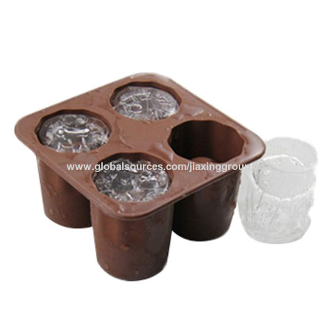 Shot Ice Cube Glass Silicone Shooters Freeze Molds, Silicone Shooters ...