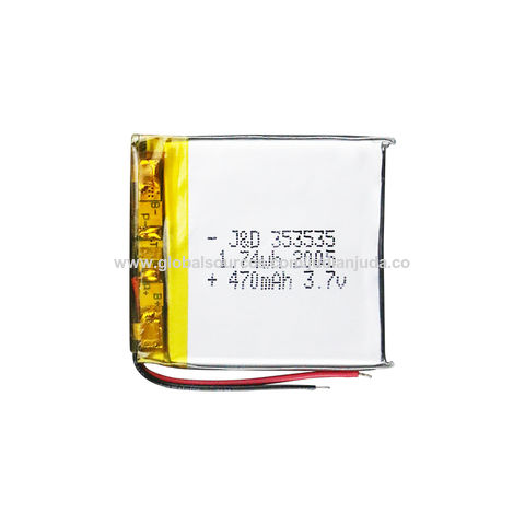 Polymer lithium battery lithium ion battery 3.7V 353535-470mAh ...