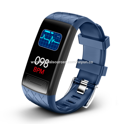 ECG PPG smart watch blood pressure smart sport bracelet with heart rate ...