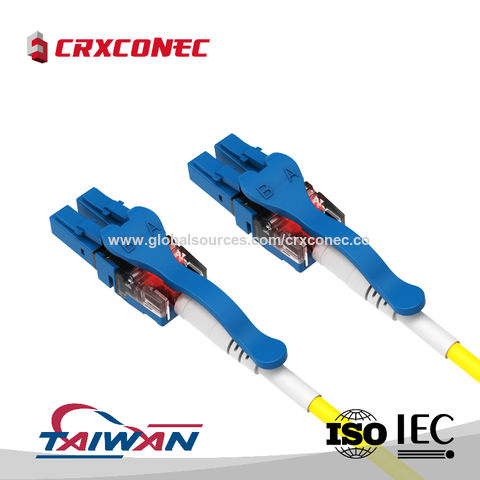 SM LC PVC LSZH SM lc/lc single high density fiber patch cord, fiber ...