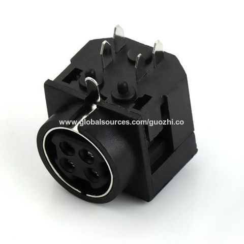 Buy Wholesale China Din Connector Mpc 4pins Right Angle Female Black ...