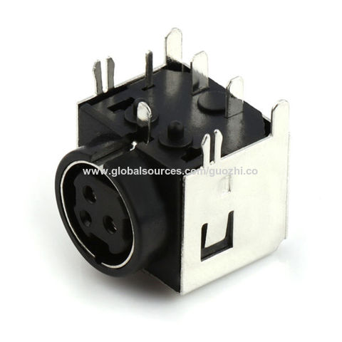Buy Wholesale China Din Female Socket Mpc 3pins Right Angle Metal Pcb ...
