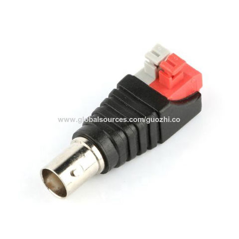 BNC female connector push pin Terminals BNC Power Female Adapter, RF ...