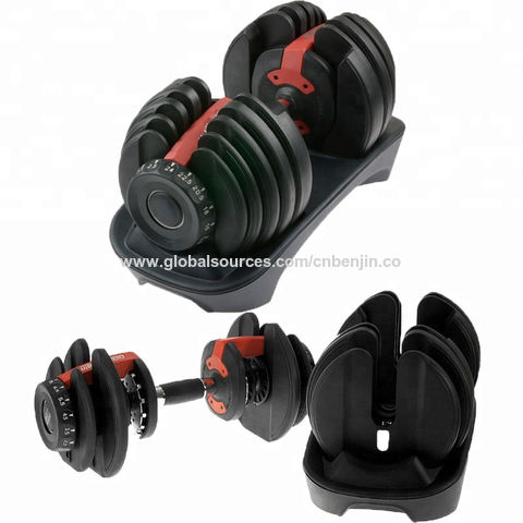 552 Dumbbell Adjustable Set Gym Dumbbell Automatic Change Weights ...