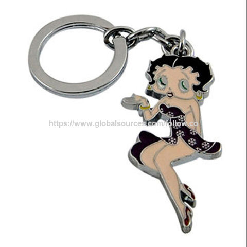 Buy Wholesale China Cute Lovely Key Chain With Pretty And Sexy Girl Key ...