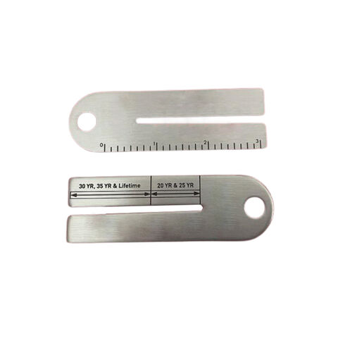 Measuring Ruler For 3-tab Fiberglass. 3 Inches Scale Made Of Stainless ...
