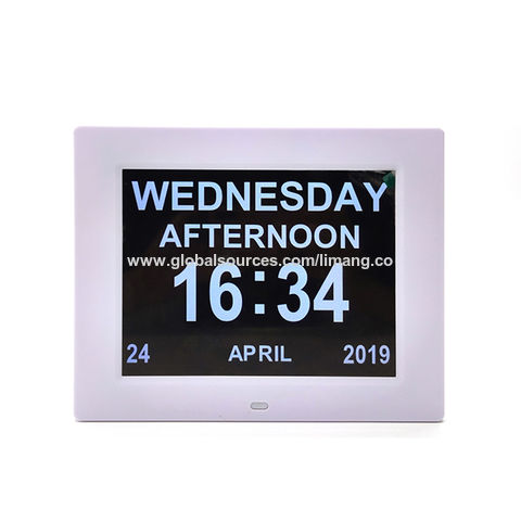 Buy Wholesale China Digital Calendar Day Clock – 12 Alarm Options ...