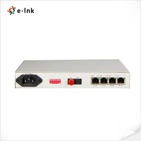 4Ch Telephone over fiber multiplexer Mini-type 4-Ch Telephone lines ...