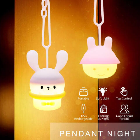 Buy Wholesale China Colorful Silicone Night Light Pendant Light On Baby ...