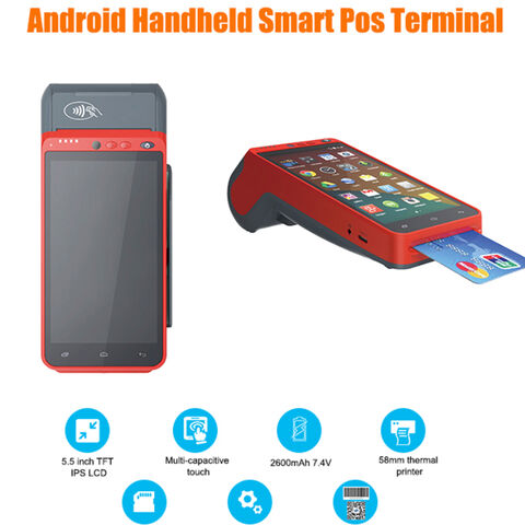 Odm 4g/3g/2g Gps Wifi Mobile Handheld Pos With Thermal Printer Hcc-z100 ...