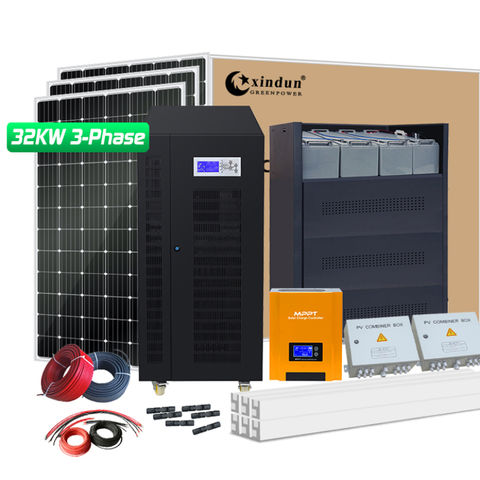 Buy Wholesale China 40kva 32kw Three Phase Solar Power Systems Durable ...