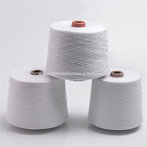 China Factory High Quality Ring Spun yarn 100%polyester Ne 10/1 for ...