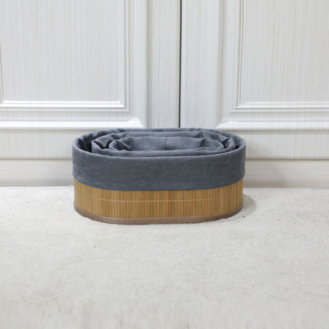 Buy Wholesale China Basket Cute Natural Storage Boxes For Oval Woven ...