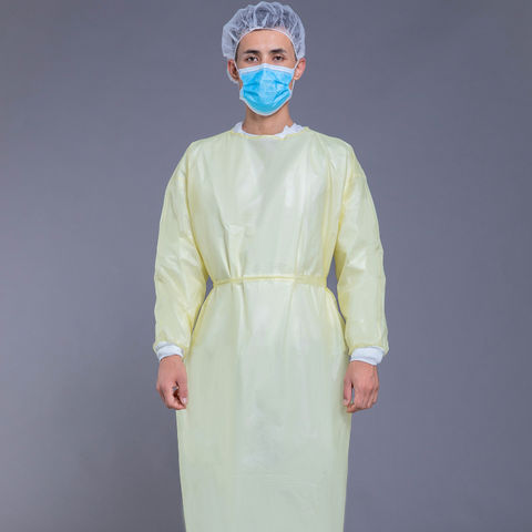 Buy Wholesale China Stock Disposable Protective Isolation Gown With ...