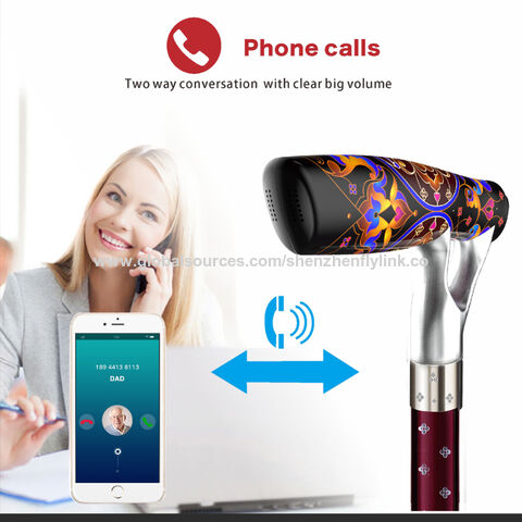 Buy Wholesale China Fall Detection Smart Walking Stick,4g With Voice ...
