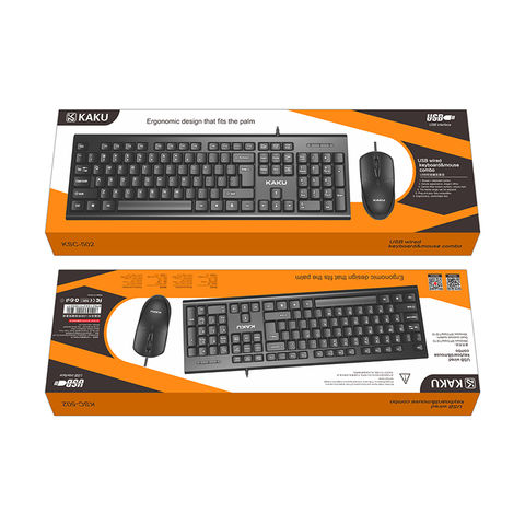 KAKU Hot sale Keyboard KAKUSIGA USB wired keyboard and mouse set ...