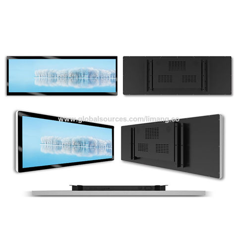 Digital signage media player Shelf edge ultra wide screen display ...
