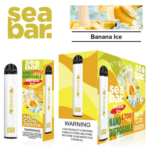 SEABAR Nano 1700 Puffs Mesh Coil Disposable Vape Original Vape Device ...