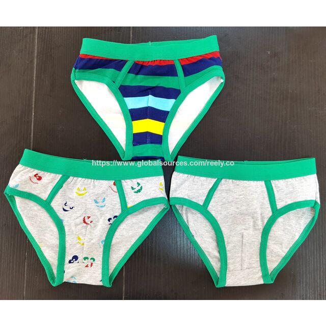 3-Pack Boys Underwear Briefs Children Briefs Model Custom Boys ...