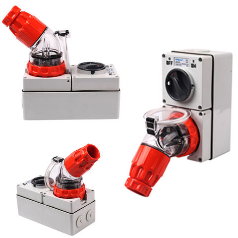 IP67 Australia Standard 56PA550 Three Phase 250V 32A 3P Round ...