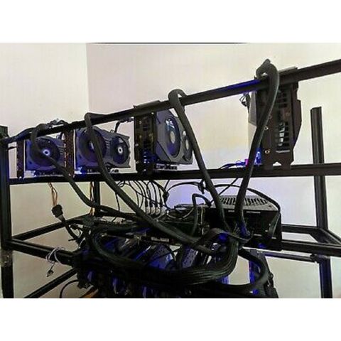 8 GPU Mining Rig RTX 2060, Gigabyte GeForce RTX 3070 Graphic Cards ...