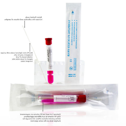 Buy Wholesale China Disposable Swab Vir-us Sampling Transport Vtm Utm ...