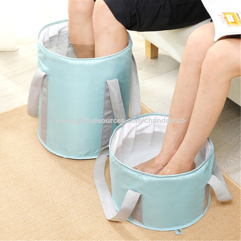 Folding foot bucket insulation Deep bucket travel folding foot bubble ...