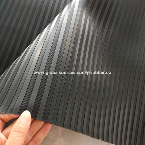 Buy Wholesale China Anti Slip Ribbed Stripe Rubber Sheet Mat Roll For ...