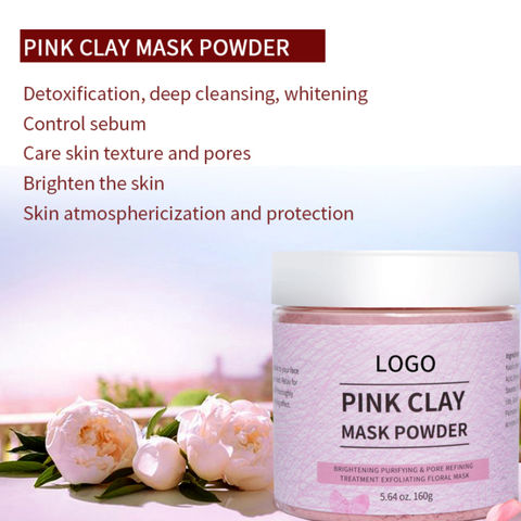 Buy Wholesale China Oem Natural Rose Clay Soft Face Mask Powder ...
