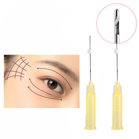 High Quality Blunt W Mono Eye PLLA Threads 30G 38mm, PLLA Thread Korean ...