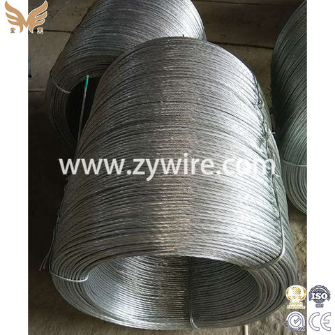 Buy Wholesale China High Tension Stranded Steel Wire Galvanized Steel ...