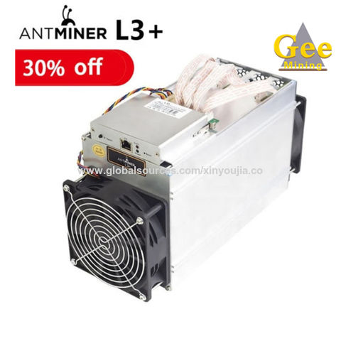 Buy Wholesale China Blockchain Miner Antminer L3+ / L3++ 504mh / 580mh ...