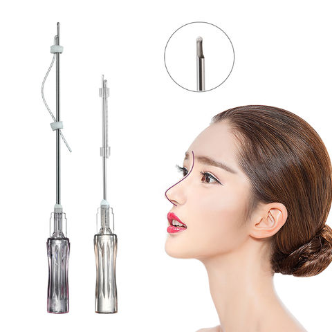 New Type OEM 19G 38mm Half-blunt Cannula PCL Nose Thread for High Nose ...