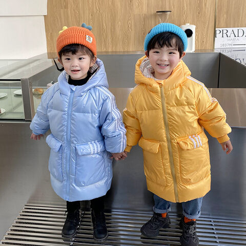 Buy Wholesale China Long Length Coats Unisex Kids Puffer Jacket Girls ...