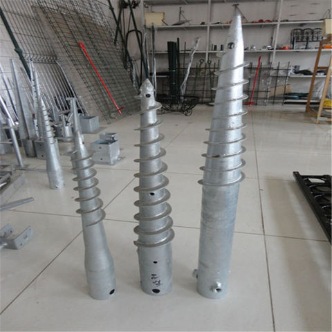 Buy Wholesale China Hot Dip Galvanized Spiral Pile Embedded Pile For ...