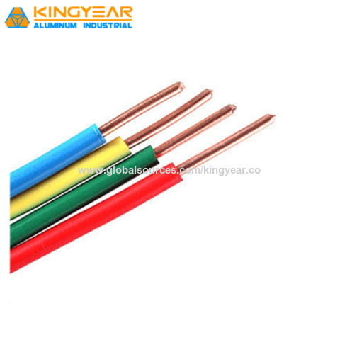 Solid electrical copper cable 4mm electric copper insulated cables ...