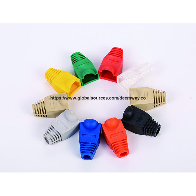 Buy Wholesale China Rj45 Rubber Cat5/6/6a Plug Sheath Cable Boot & Cat ...