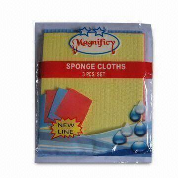 Buy Wholesale China Cleaning Sponge Cloths, Made Of Cellulose Sponge ...